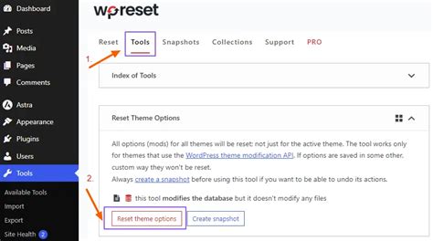 How To Reset A Wordpress Theme To Default 1 Click Soft Keyword