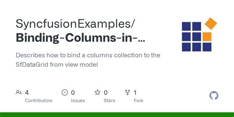 Github Syncfusionexamplesbinding Columns In Xamarin Datagrid