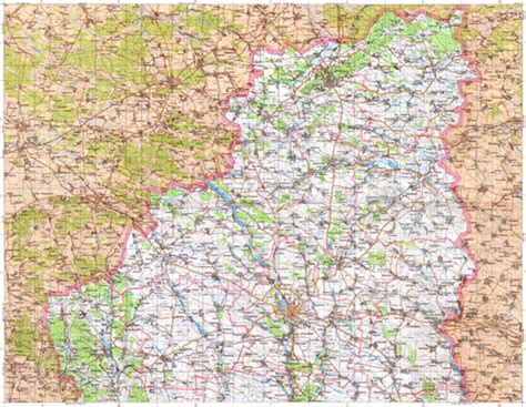 Топографическая карта Тернопольской области Карта генштаба Тернопольской области Ua Maps
