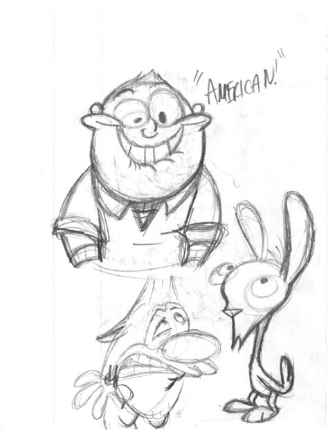 George Liquor Ren And Stimpy Sketches By C4m234 On Deviantart