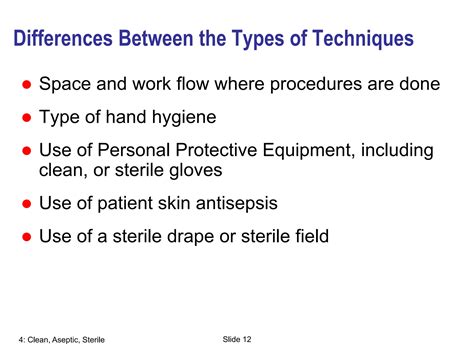 Aseptic Technique Ppt Ppt