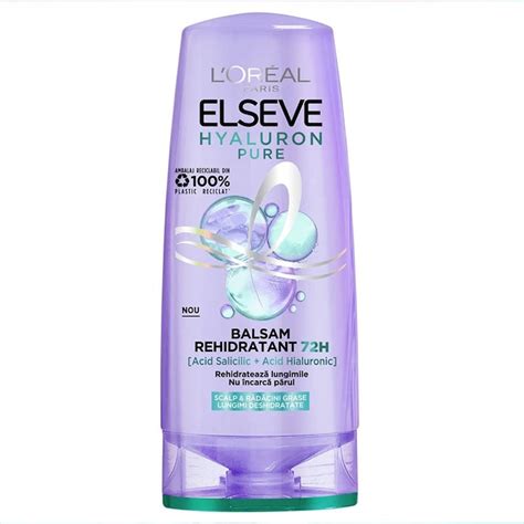 Set Sampon Lóreal Paris Elseve Hyaluron Pure 250 Ml Si Balsam 200 Ml Emag Ro