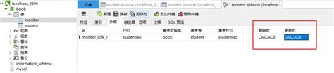【0016】mysql外键约束删除时和更新时各取值的含义 navicat 外键 删除时 更新时 csdn博客