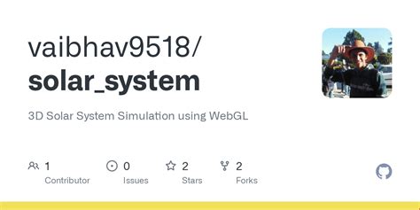 GitHub Vaibhav Solar System D Solar System Simulation Using WebGL