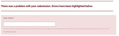 User Friendly Error Message Gravity Forms Tutorial Gravitywp