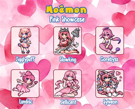 Moemon Pink Sprite Showcase R Pokemonromhacks