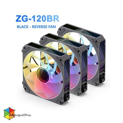 Jual Jonsbo ZG 120BR 3in1 Black Reverse 120mm 12cm ARGB Fan Jakarta Pusat Julyaugustshop