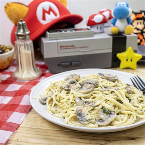 Mushroom Pasta Inspired By Super Mario Bros Movie