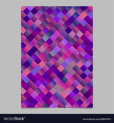 Geometrical Abstract Square Pattern Brochure Vector Image Nohat