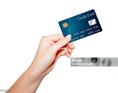 Mano Agarrando Tarjeta De Crédito Foto De Stock Y Más Banco De Imágenes