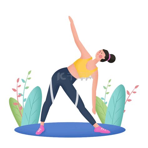 女人和健身的球。用健身球在健身房锻炼的年轻女人。女人做健身在家里靠窗的房间地板上 高清摄影大图 千库网