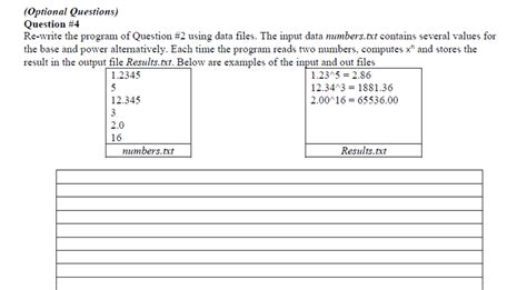 Solved Question 2 Write A Program That Asks The User To Chegg Com