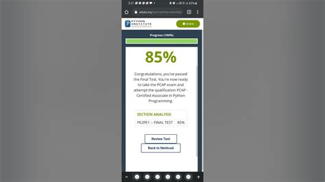 Pe Final Test Answers Cisco Python Essentials Youtube
