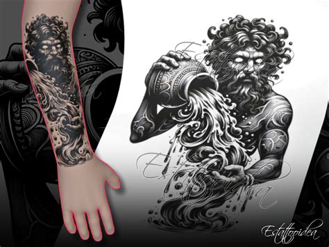 Aquarius Tattoo Aquarius Tattoo Design Aquarius Sign Tattoo