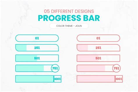 Loading Progress Bar Set Jolin Theme Graphic By Catsquills · Creative