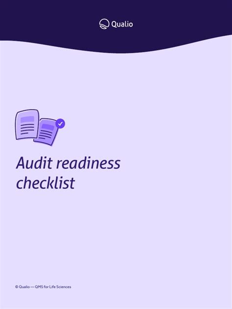 Audit Readiness Checklist 4754 Pdf Quality Management System Audit