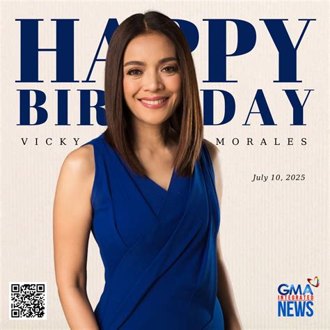 Gma Maligayang Kaarawan Vicky Morales Isang Taos Pusong Pagbati Para Kay Vicky Morales Na