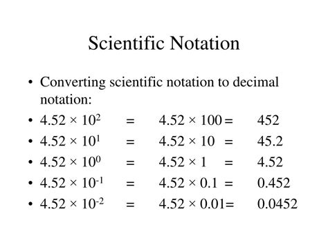 Ppt Negative Exponents And Scientific Notation Powerpoint