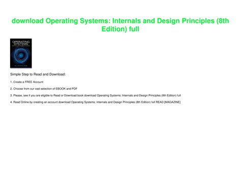 Ppt Download Operating Systems Internals And Design Principles 8th
