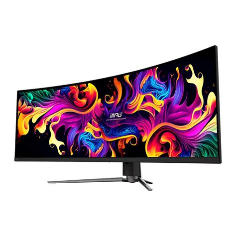 Monitor Gamer MSI 491CQP QD OLED 49 Pol Curvo QD OLED DQHD 0 3ms 144Hz HDMI DP MPG