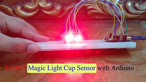 Ky 027 Magic Light Cup Sensor Tutorial Arduino Project For Beginners Youtube
