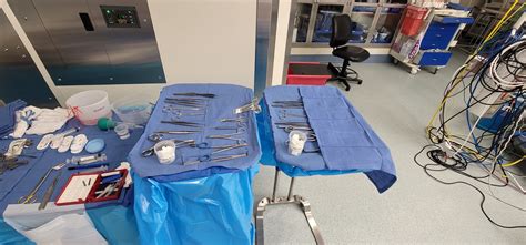 Femoral Popliteal Bypass With Graft Mayo Stand And Back Table Setup Cstsetup