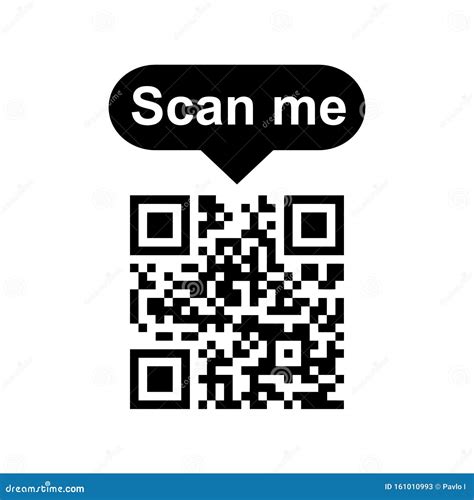 Set Qr Quick Response Code Inscription Scan Me Qr Code For Smartphone Payment Mobile App Scan