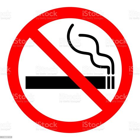 금연 표지판이 없습니다 흰색 바탕에 담배와 연기와 붉은 금지 벡터 일러스트입니다 건강 진단에 대한 스톡 벡터 아트 및 기타 이미지 건강 진단 건강관리와 의술 건강하지