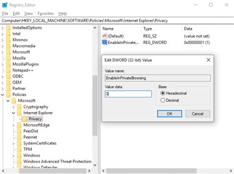 How To Disable In Private Browsing Mode In Edge And IE WebNots