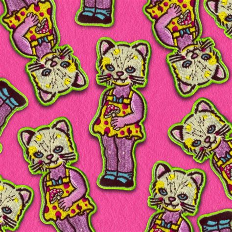 Mushroom Little Cat Patch Ziero