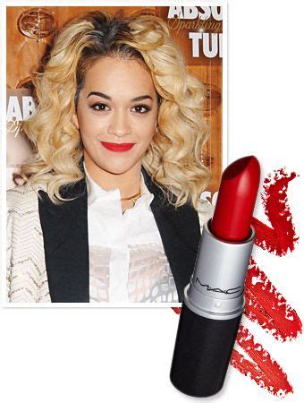Found It Rita Ora S Bright Red Lipstick