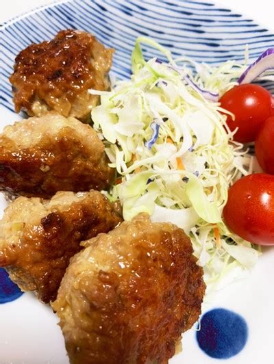 簡単豚挽き肉と大葉のつくねバーグ By Teeemk 【クックパッド】 簡単おいしいみんなのレシピが384万品