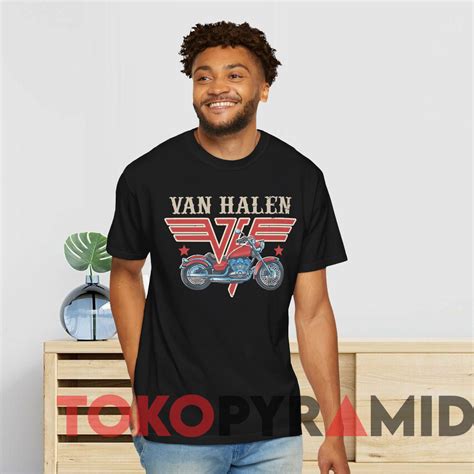 Van Halen Motorcycle T Shirt Tokopyramid