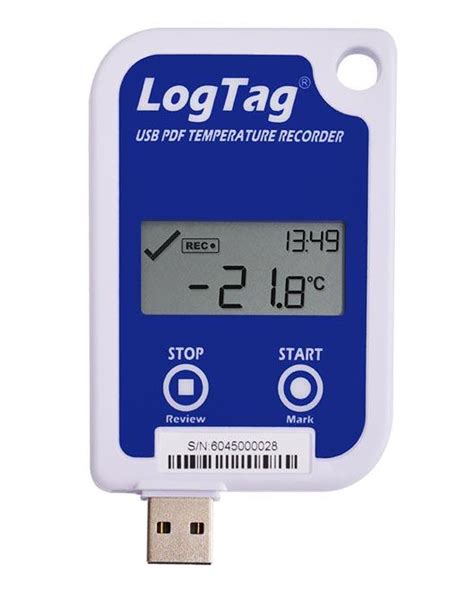 LogTag UTRID USB Temperature Data Logger With LCD