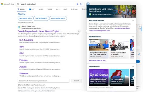 Bing Search Page Insights Now Has Expandable Boxes