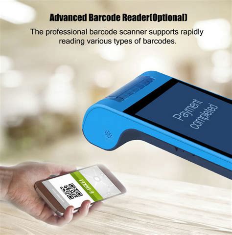 Multi Point Capacitive Touch Screen 16gb Rom 2d Scanner Android 10 Mobile Payment Pos Terminal
