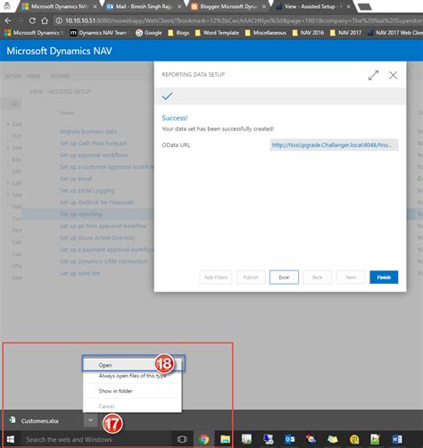 Microsoft Dynamics Nav By Binesh And Shilpa Reporting Data Setup Tool In Microsoft Dynamics Nav 2017
