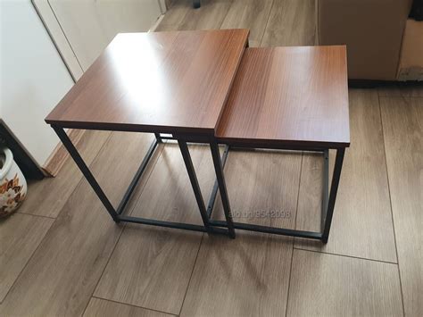 Масички за кафе Маса Мебели за дома и офиса Куклен Комплект масички нови от метал и дъ