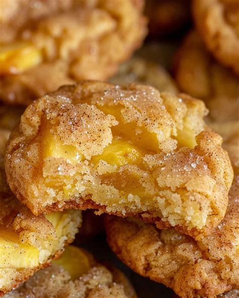 Peach Cobbler Cookies Recipe Easy Summer Dessert