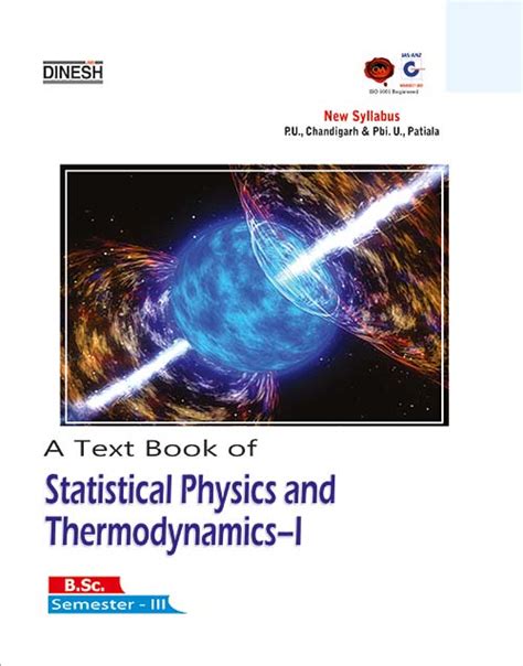 A Text Book Of Statistical Physics And Thermodynamics I B Sc Sem III Panjab Punjabi