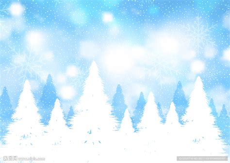 圣诞树雪景设计图 绘画书法 文化艺术 设计图库 昵图网