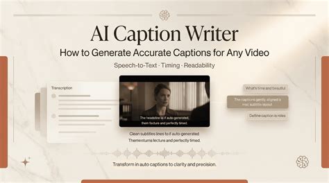 Ai Caption Writer How To Generate Accurate Captions For Any Video Crepal Content Center