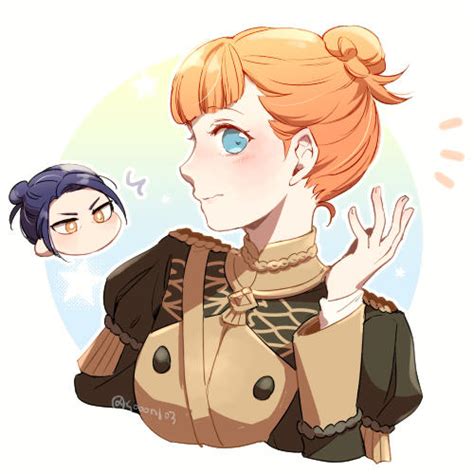 Annette With A Bun Fire Emblem Three Houses Know Your Meme