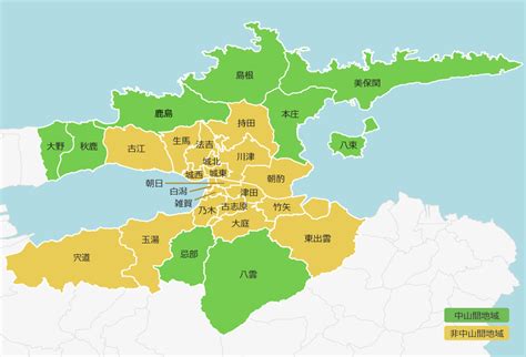 地図からさがす しまねの郷づくり応援サイト