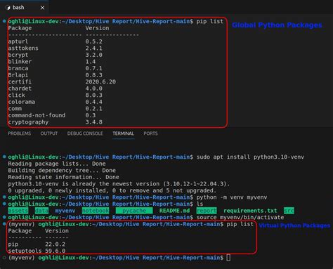 how to create a virtual environment for your project mohammad oghli posted on the topic linkedin