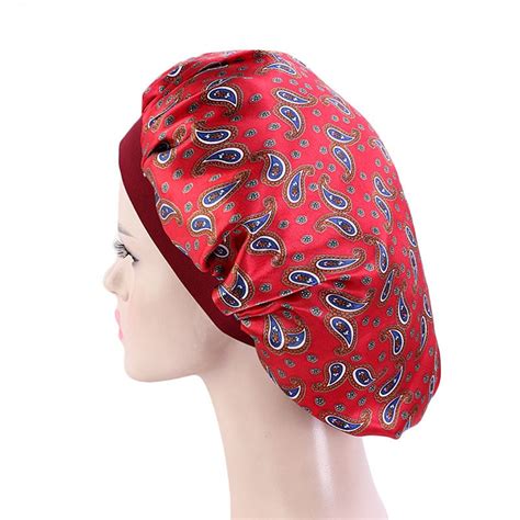 Ново сатенено боне за коса за спане Шапка за душ Копринено боне Боне Дамска нощна шапка за сън