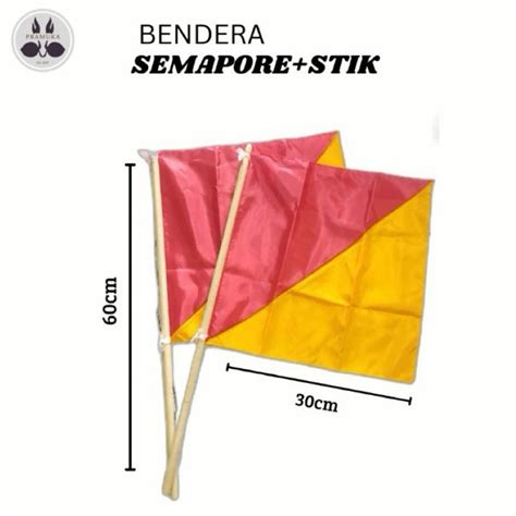 Jual Promo Bendera Semaphore Pramuka Stik Semaphore Pramuka Bendera Shopee Indonesia