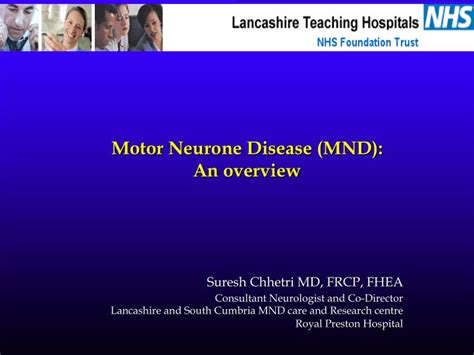 Ppt Motor Neurone Disease Mnd An Overview Suresh Chhetri Md