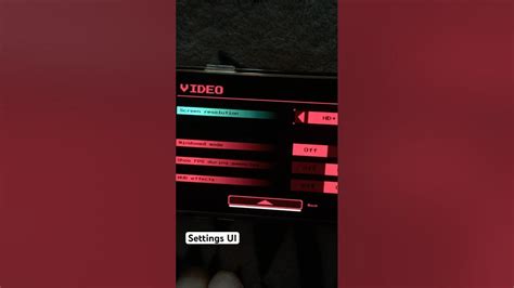 Make Settings Ui Gamedevcommunity Indiegame Gamedev Youtube