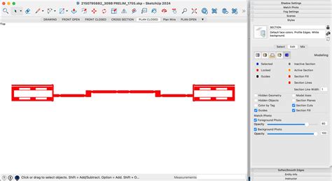 Section Cut Fill Problem What Am I Doing Wrong Layout Sketchup Community